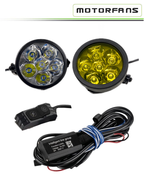 Motorfans L6R Ultra | 100W (Pair) 6500K 10000LM Combo Beam LED ...
