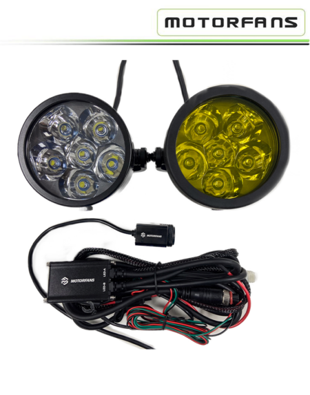 Motorfans L6R Pro | 100W (Pair) Fully Dimmable 6500K 10000LM Combo Beam ...