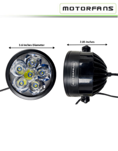 Motorfans L6R Pro | 100W (Pair) Fully Dimmable 6500K 10000LM Combo Beam ...