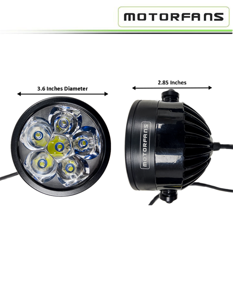 Motorfans L6R Pro | 100W (Pair) Fully Dimmable 6500K 10000LM Combo Beam ...